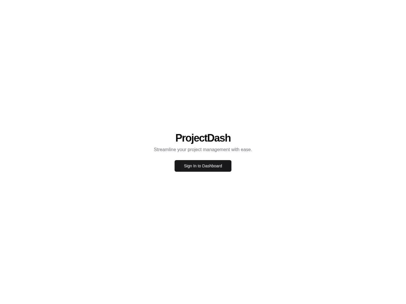 ProjectDash