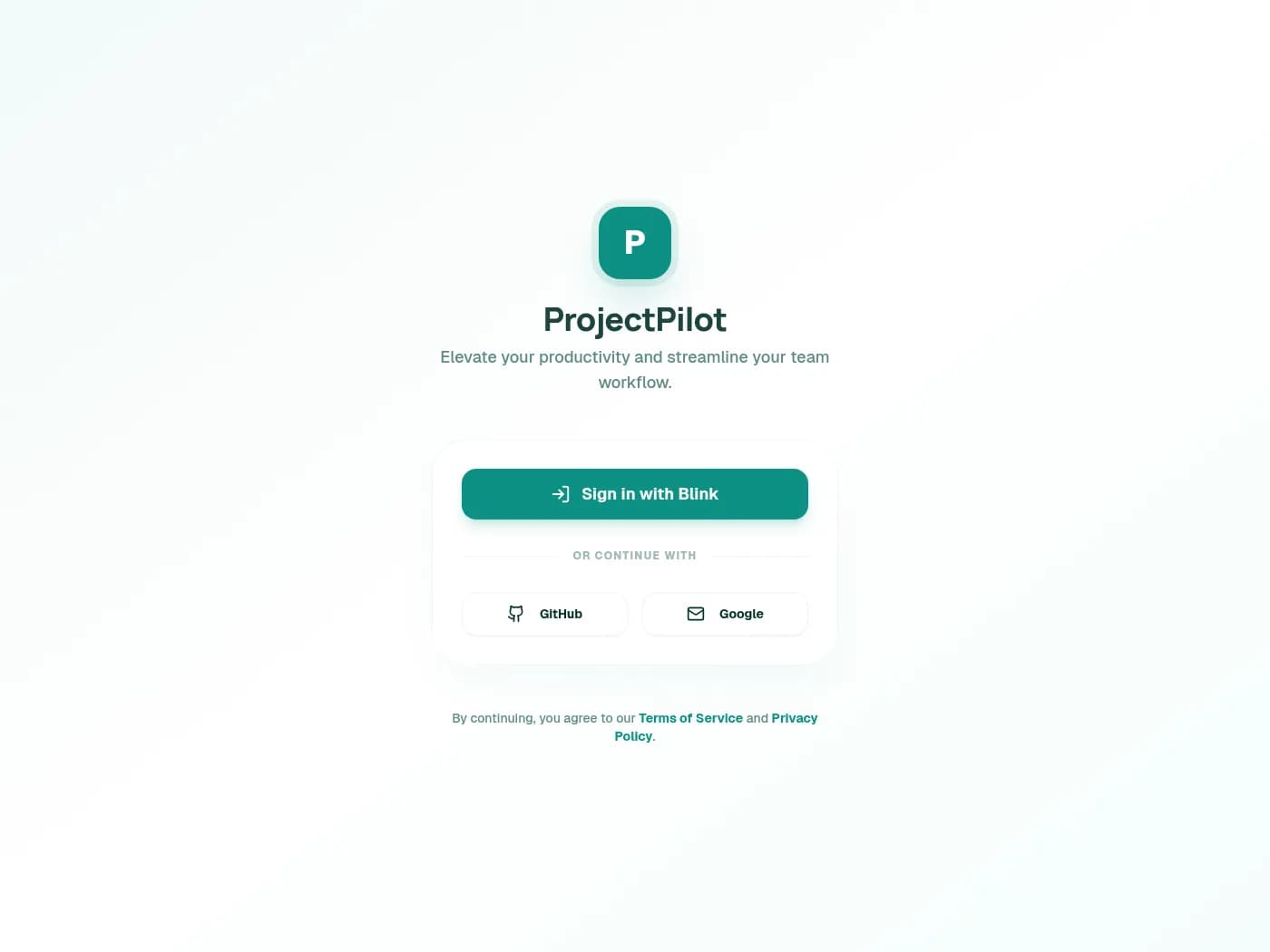 ProjectPilot Dashboard