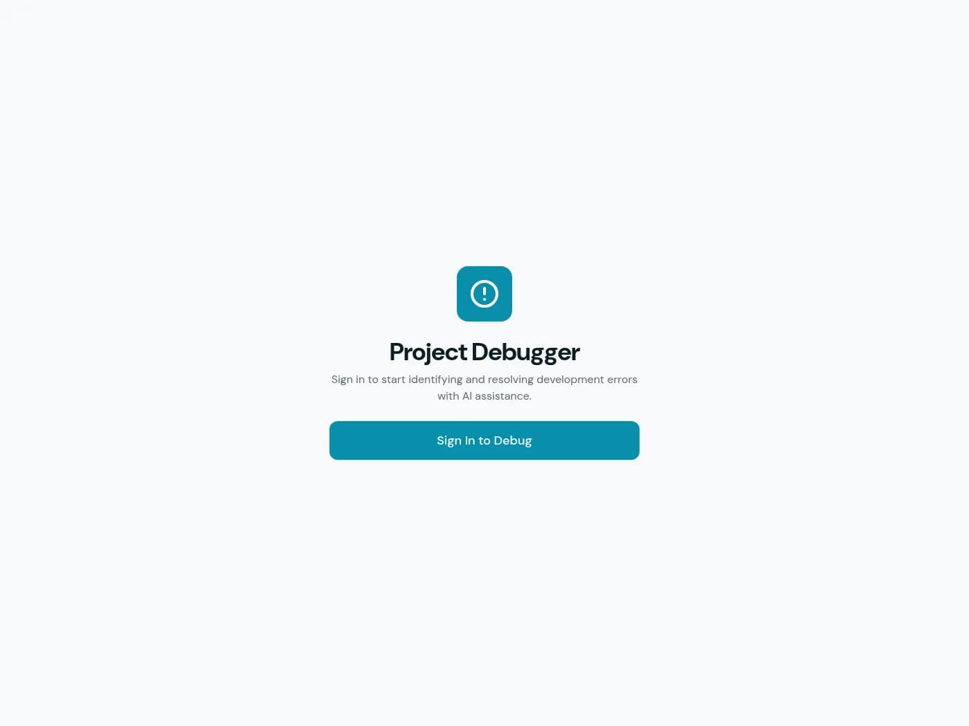 Project Debugger