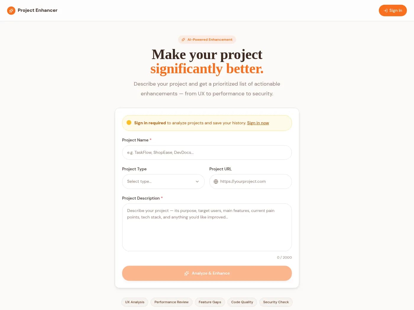 Project Enhancer