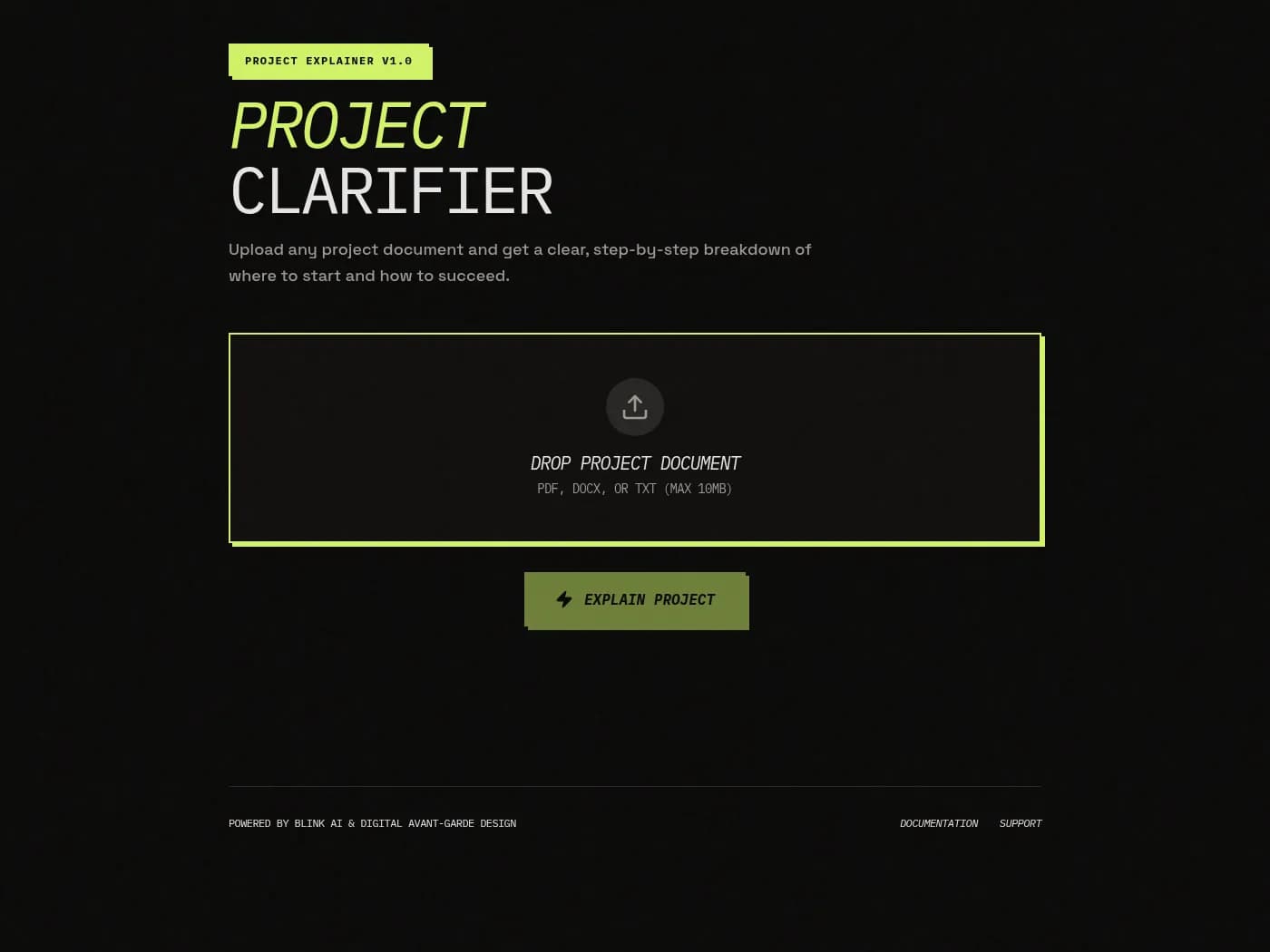 Project Explanation Helper