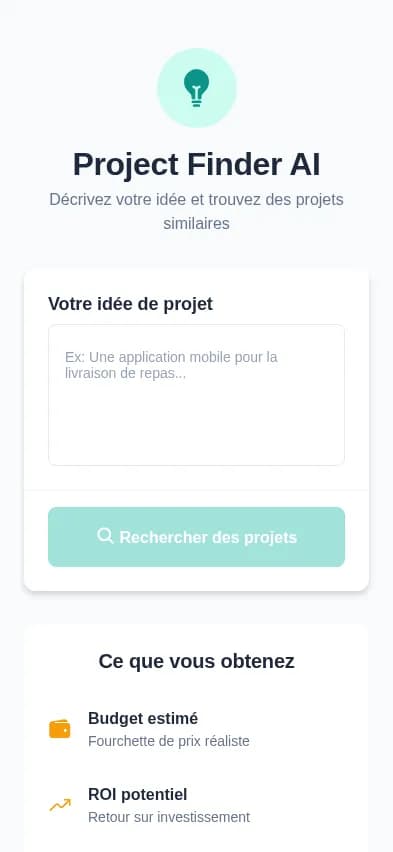 Project Finder AI