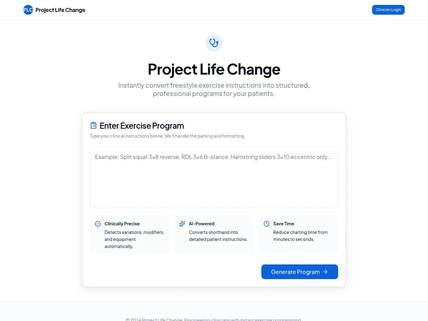 Project Life Change