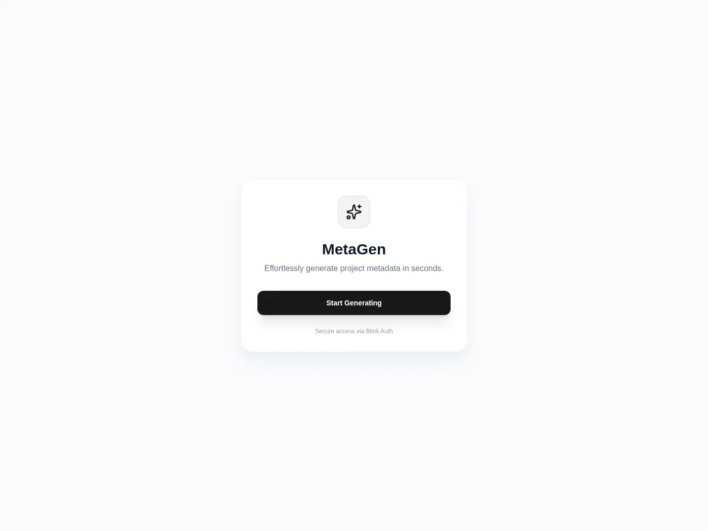 Instant Project Generator