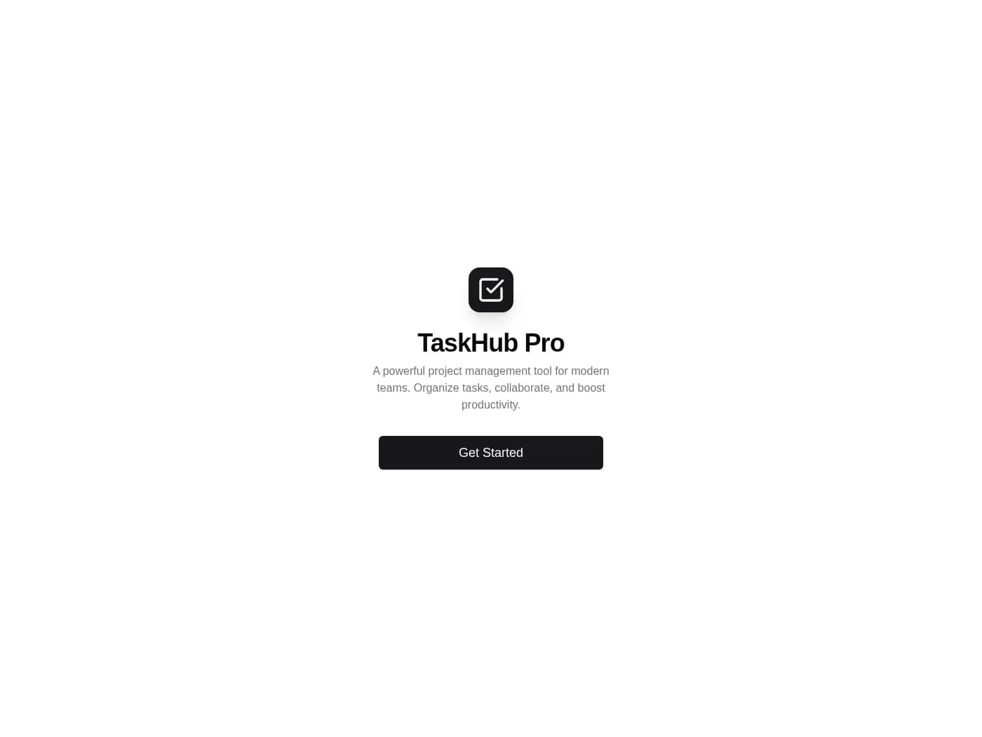 TaskHub Pro