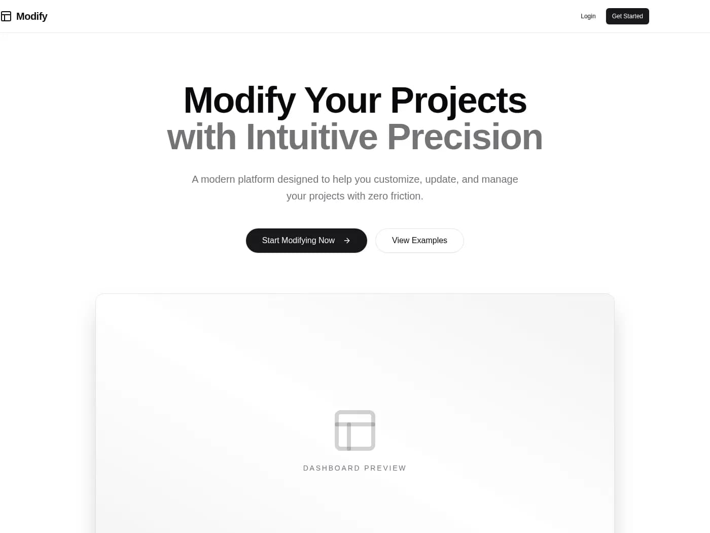 Project Modify
