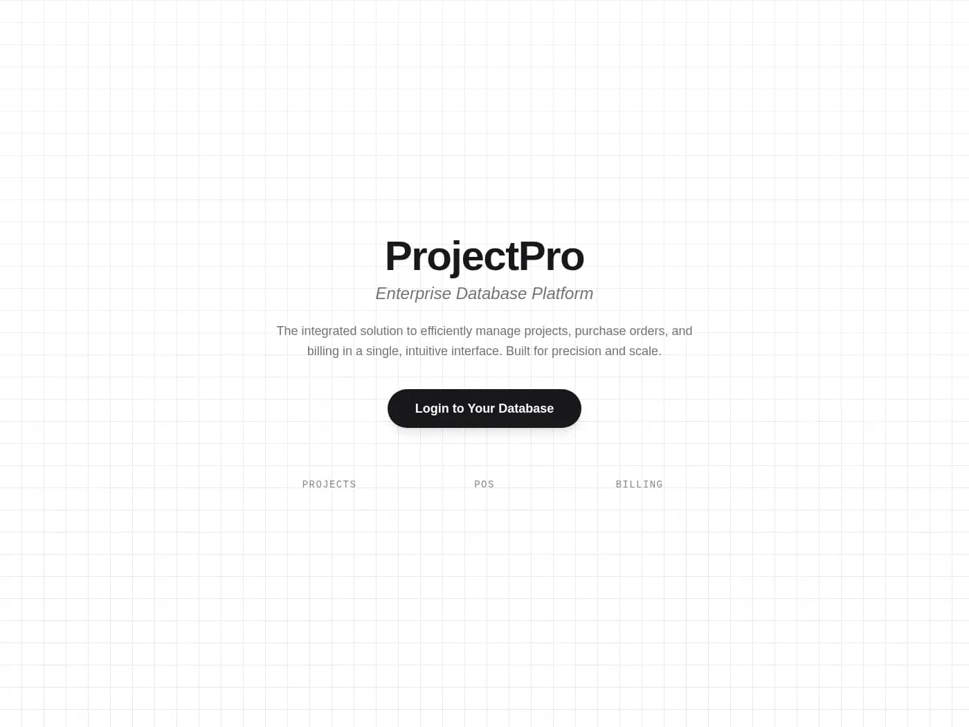 ProjectPro Database