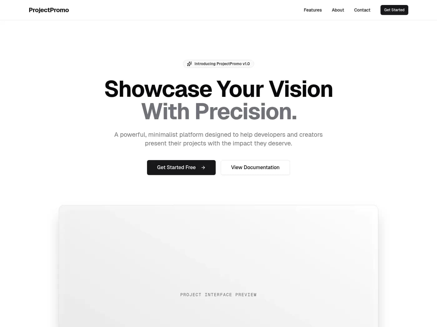 Project Promo Site
