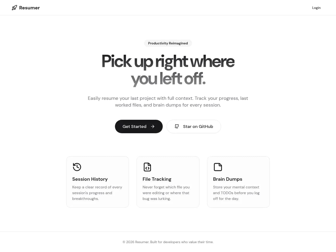 Project Resumer