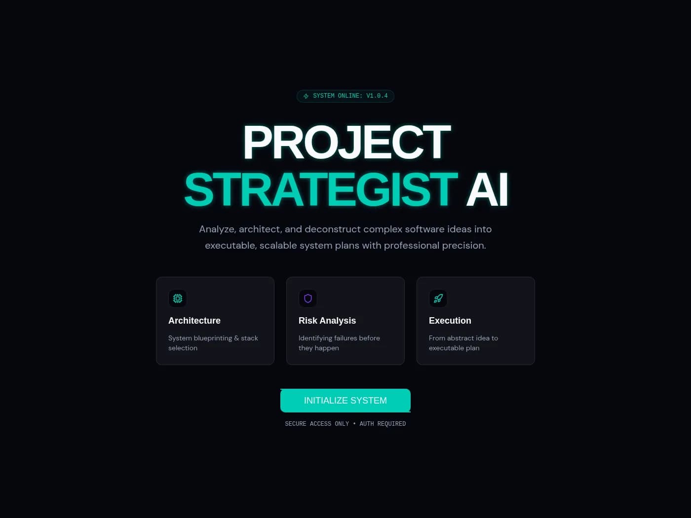 Project Strategist AI