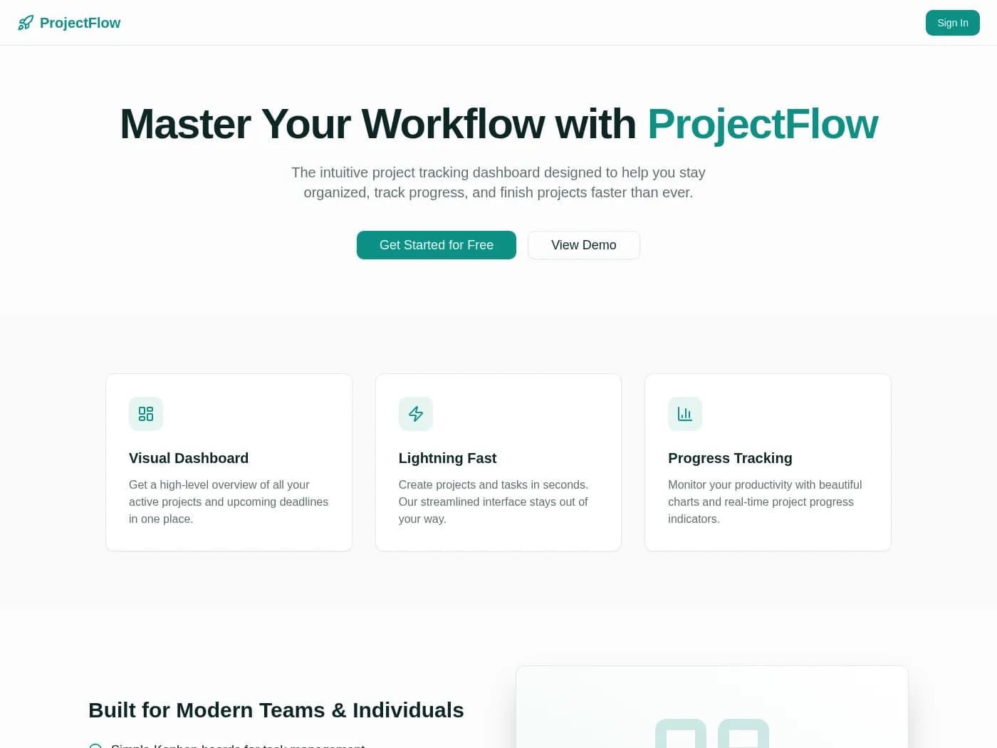 Project Tracker