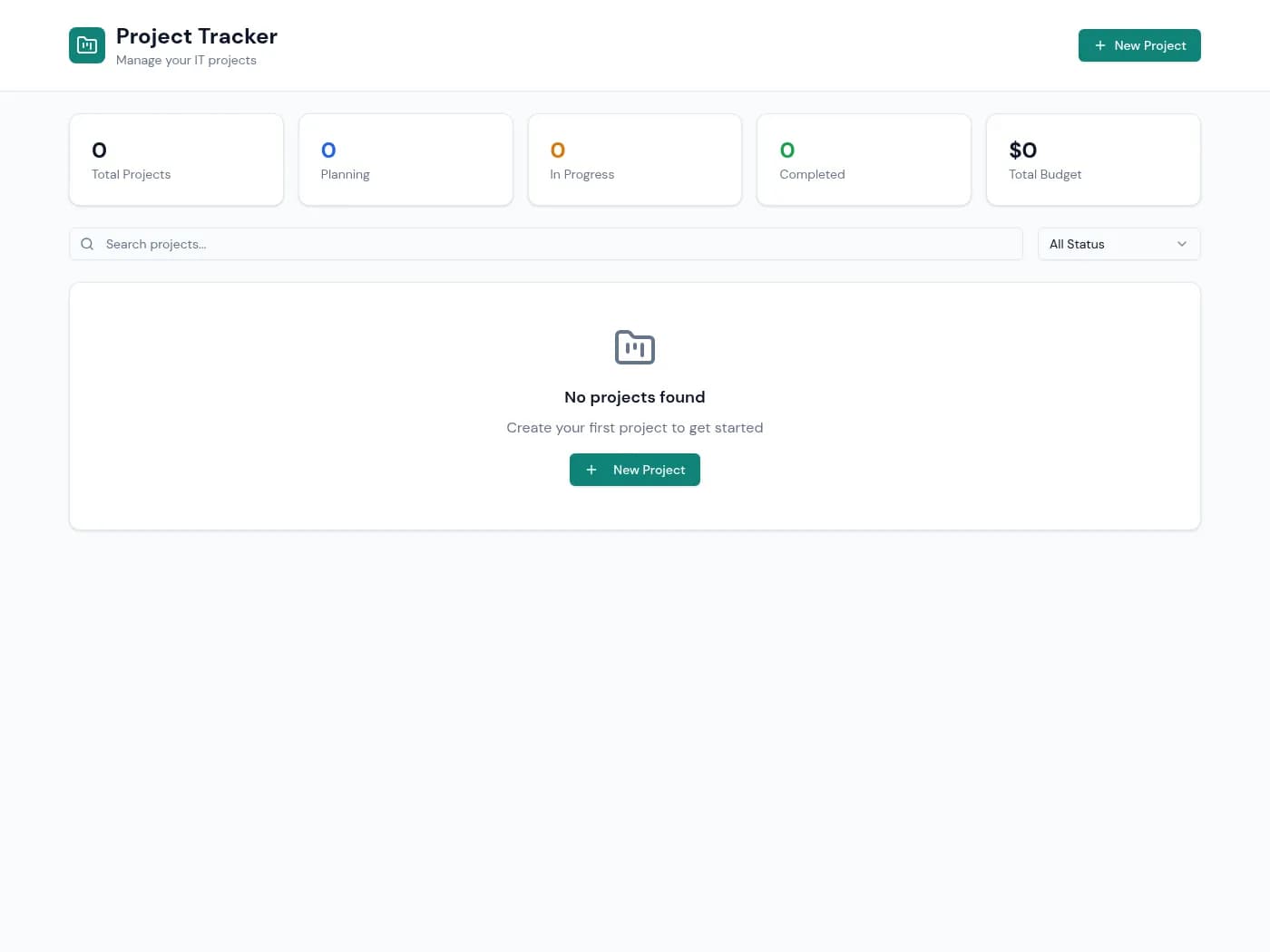 Project Tracker DB