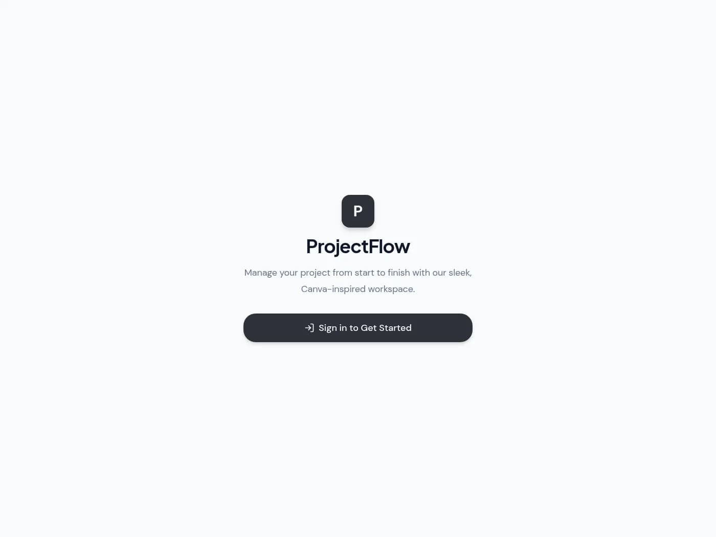 ProjectFlow Dashboard