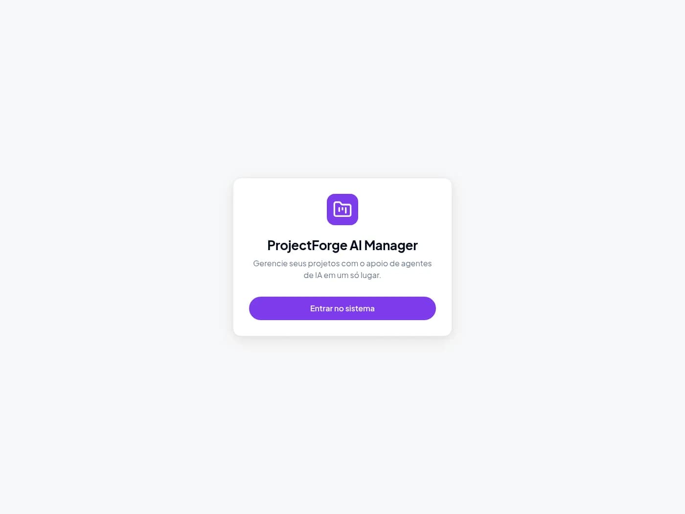 ProjectForge AI Manager
