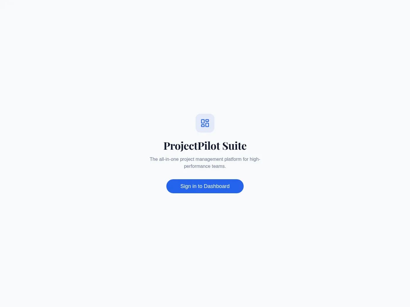 ProjectPilot Suite