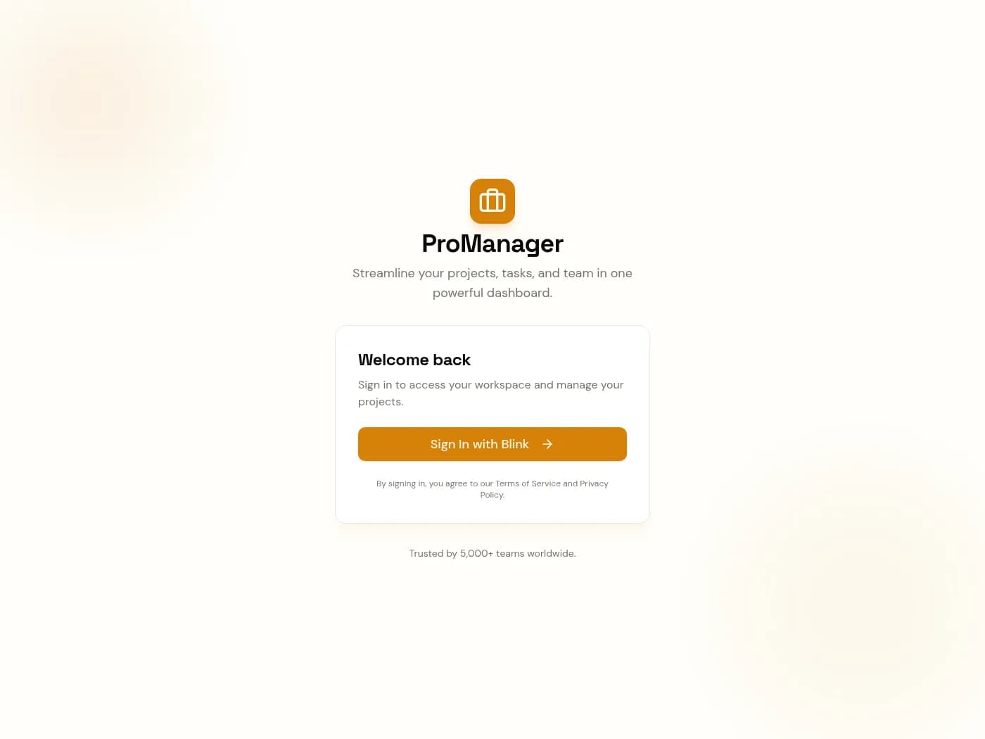 Projekt Manager Dashboard