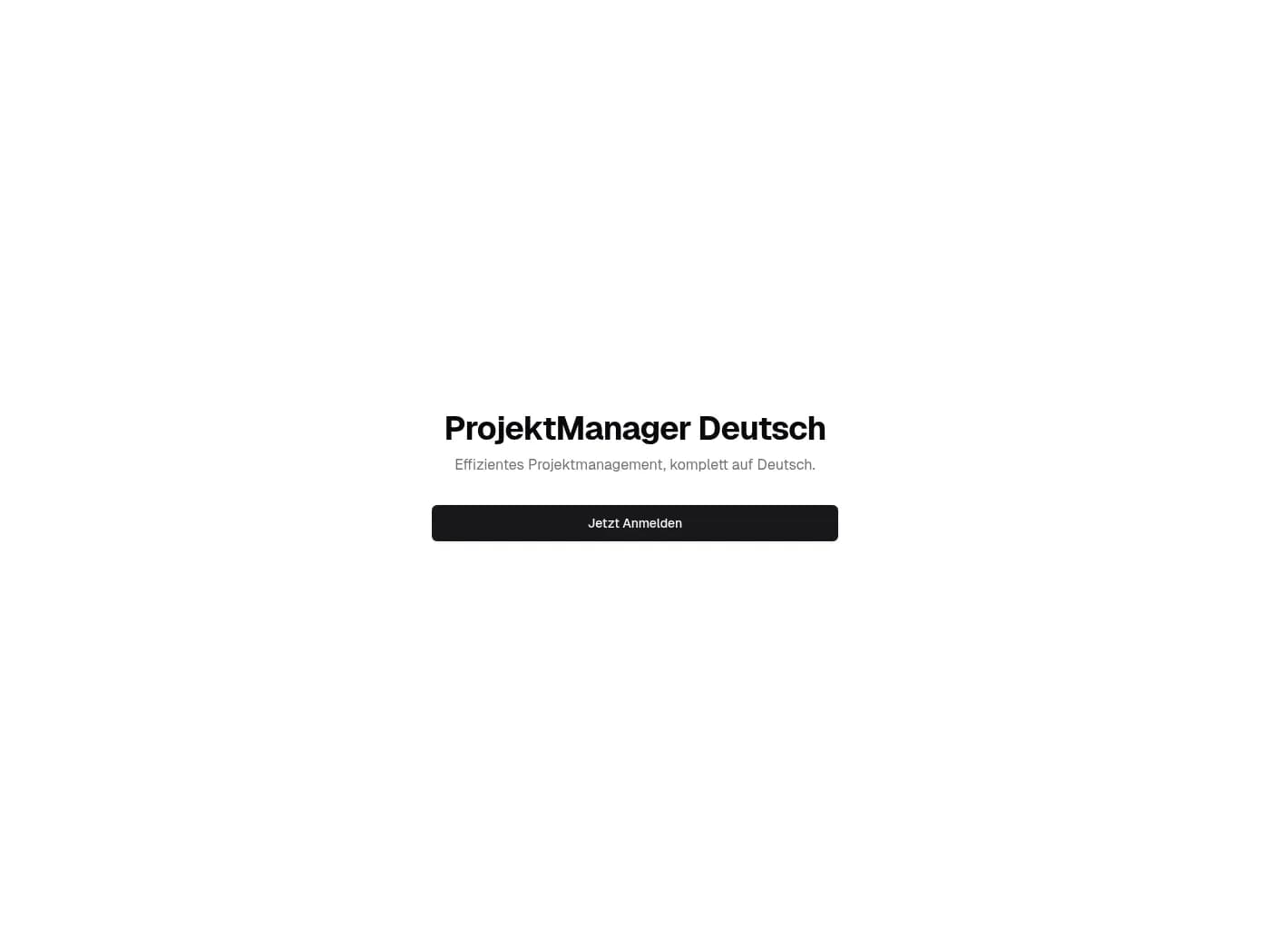 ProjektManager Deutsch