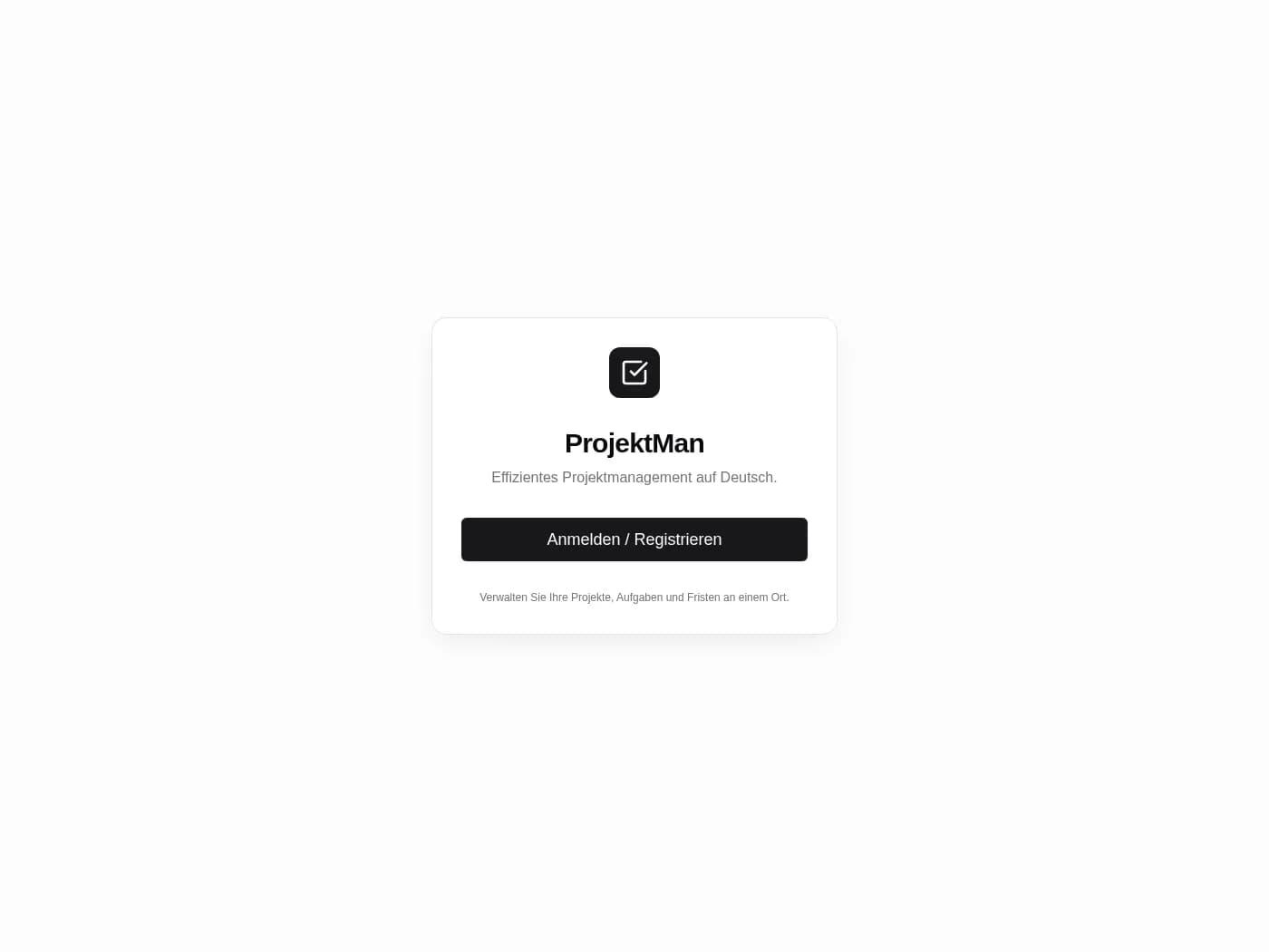 ProjektManager Deutsch