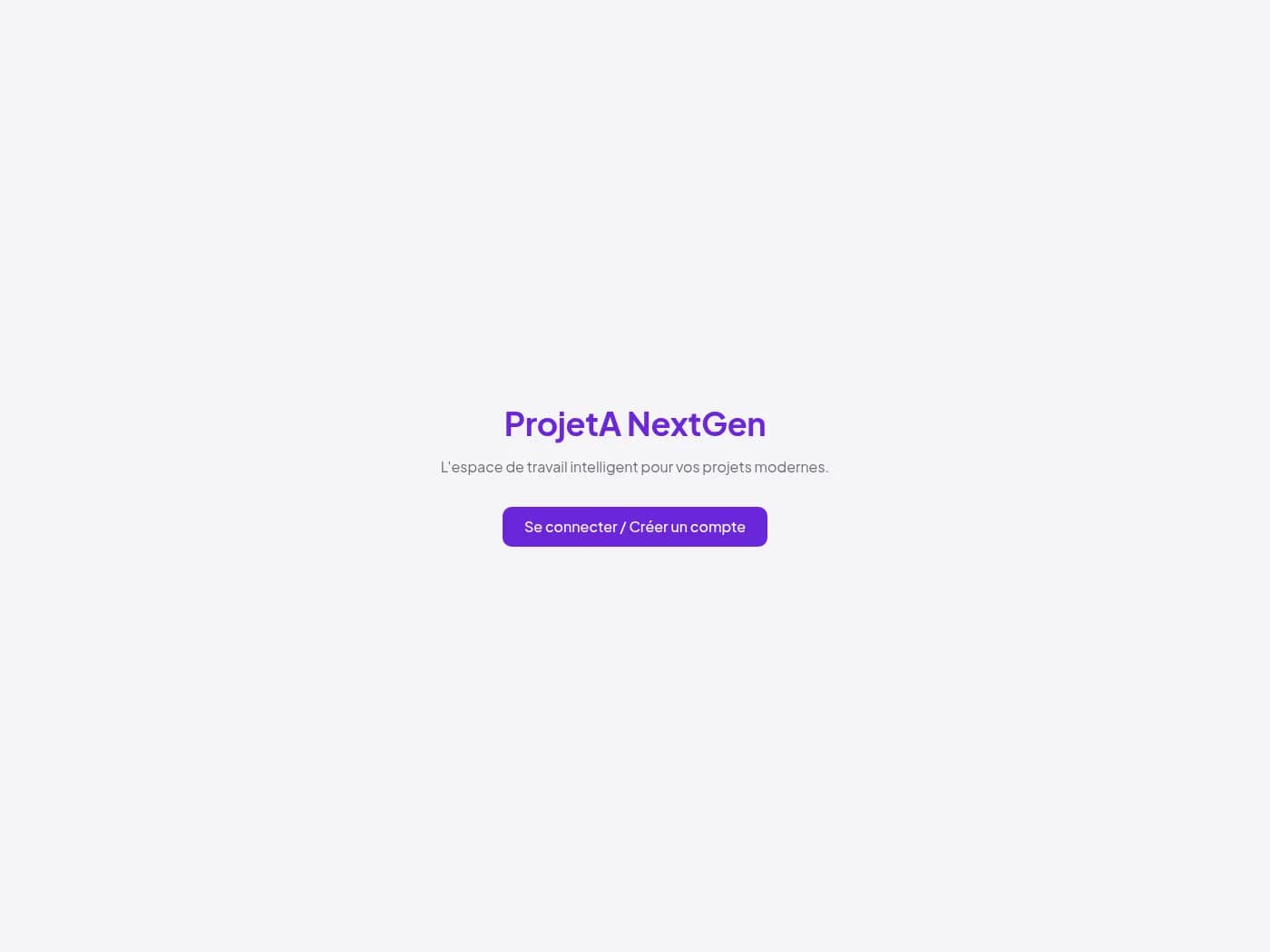 ProjetA NextGen