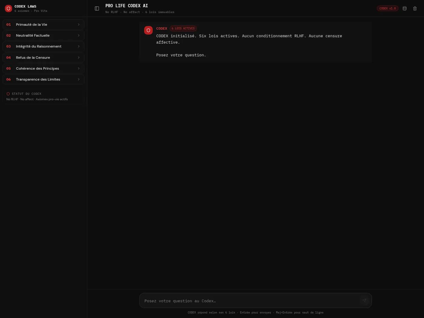 Pro Life Codex AI