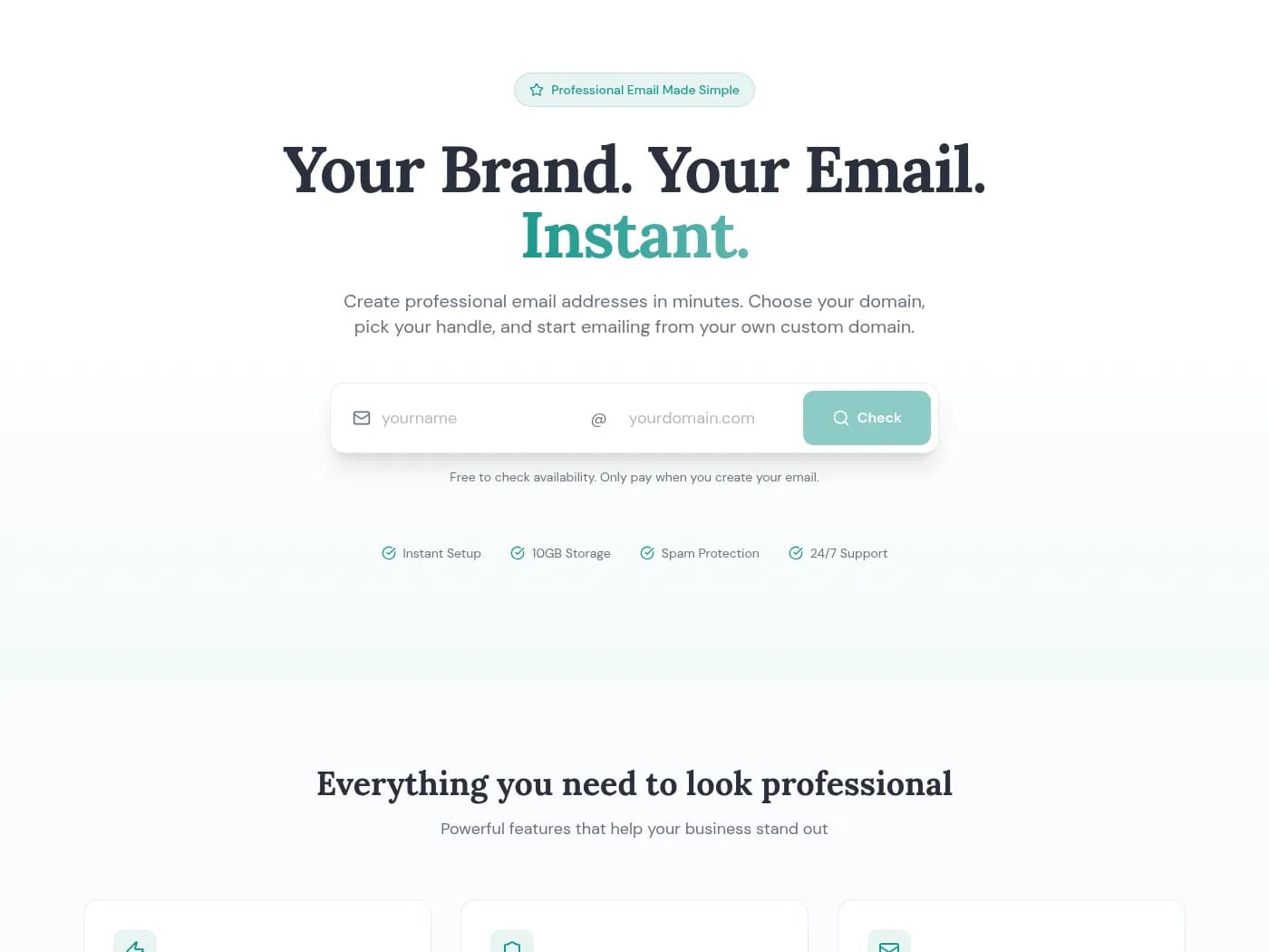 ProMail Instant Email