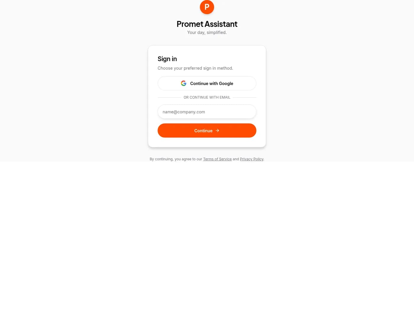 Promet Assistant