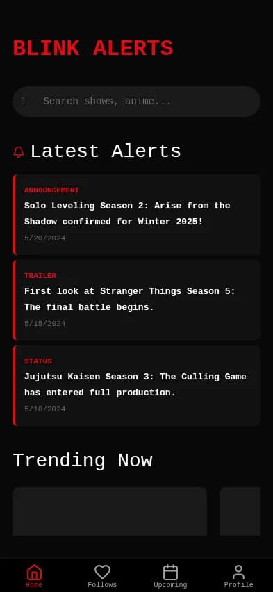 Prompt Blink Alerts
