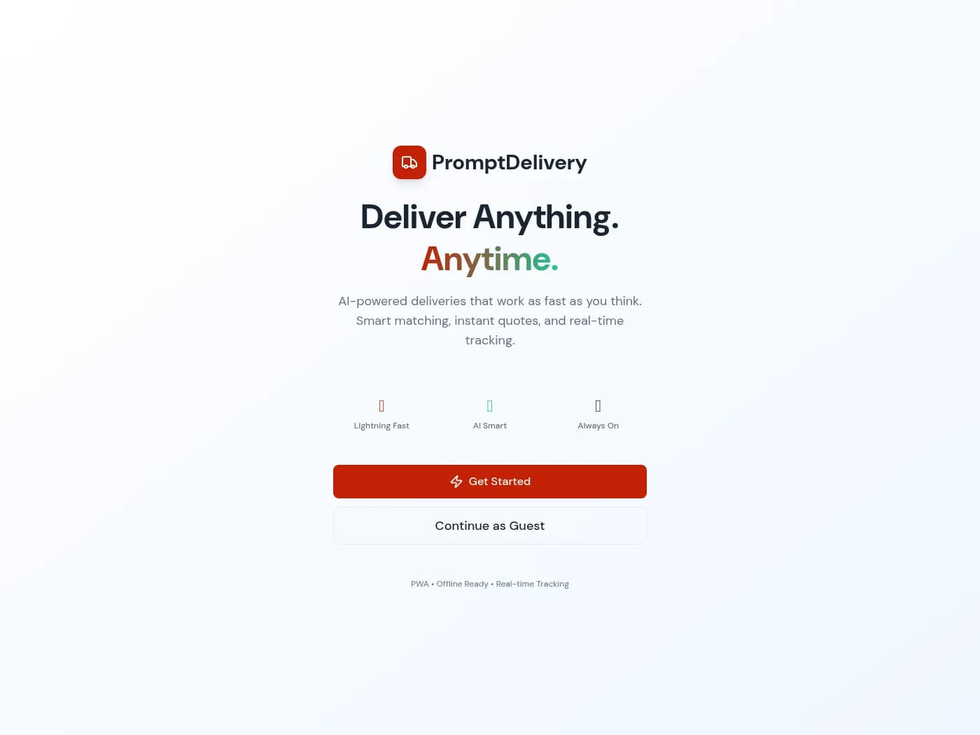PromptDelivery AI PWA