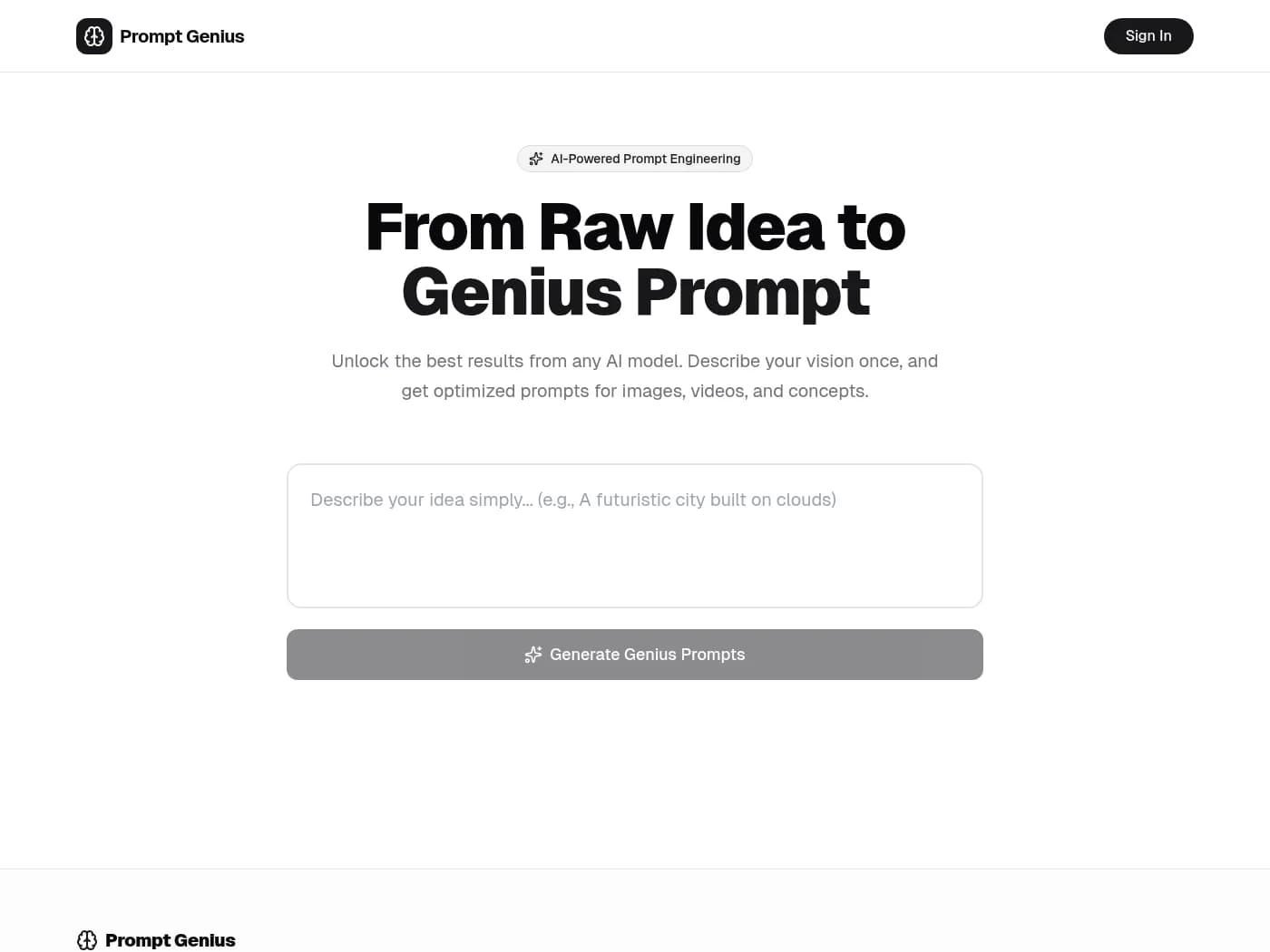 Prompt Genius