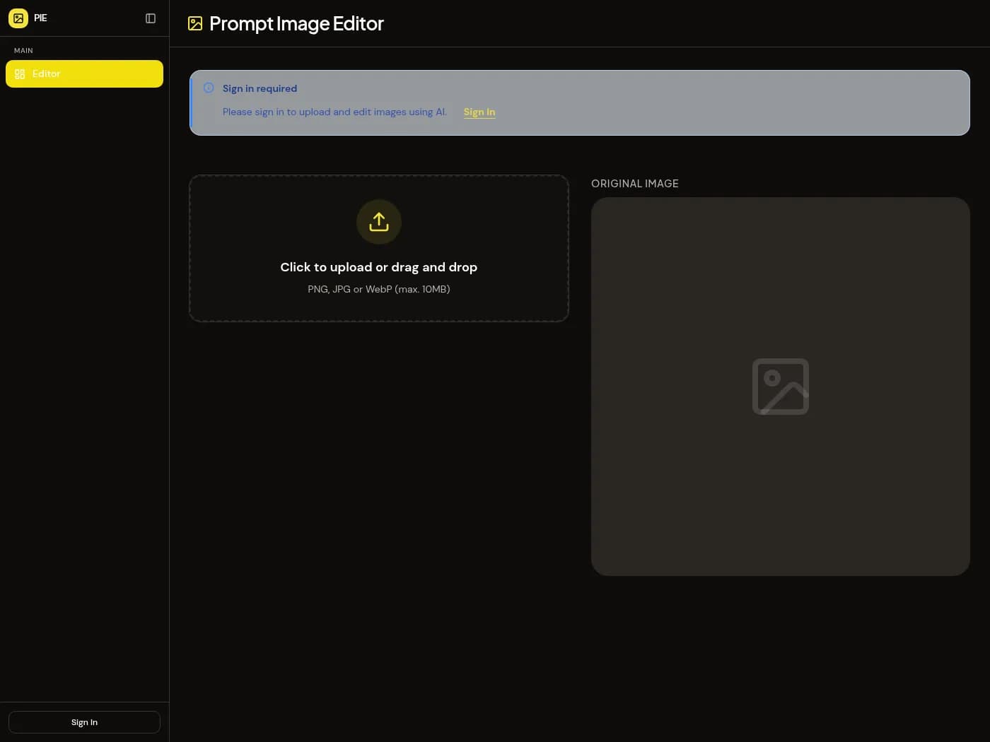Prompt Image Editor