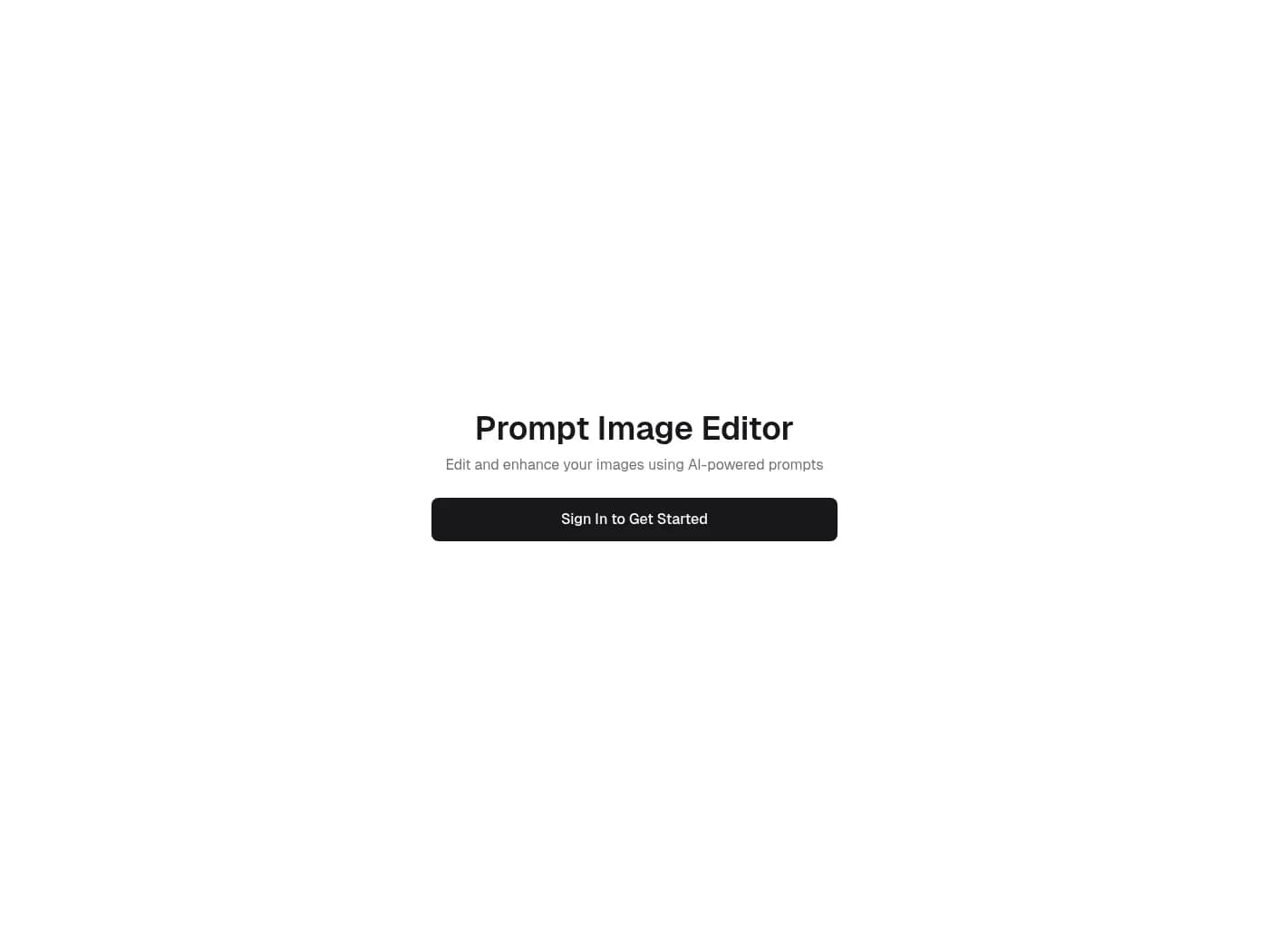 Prompt Image Editor