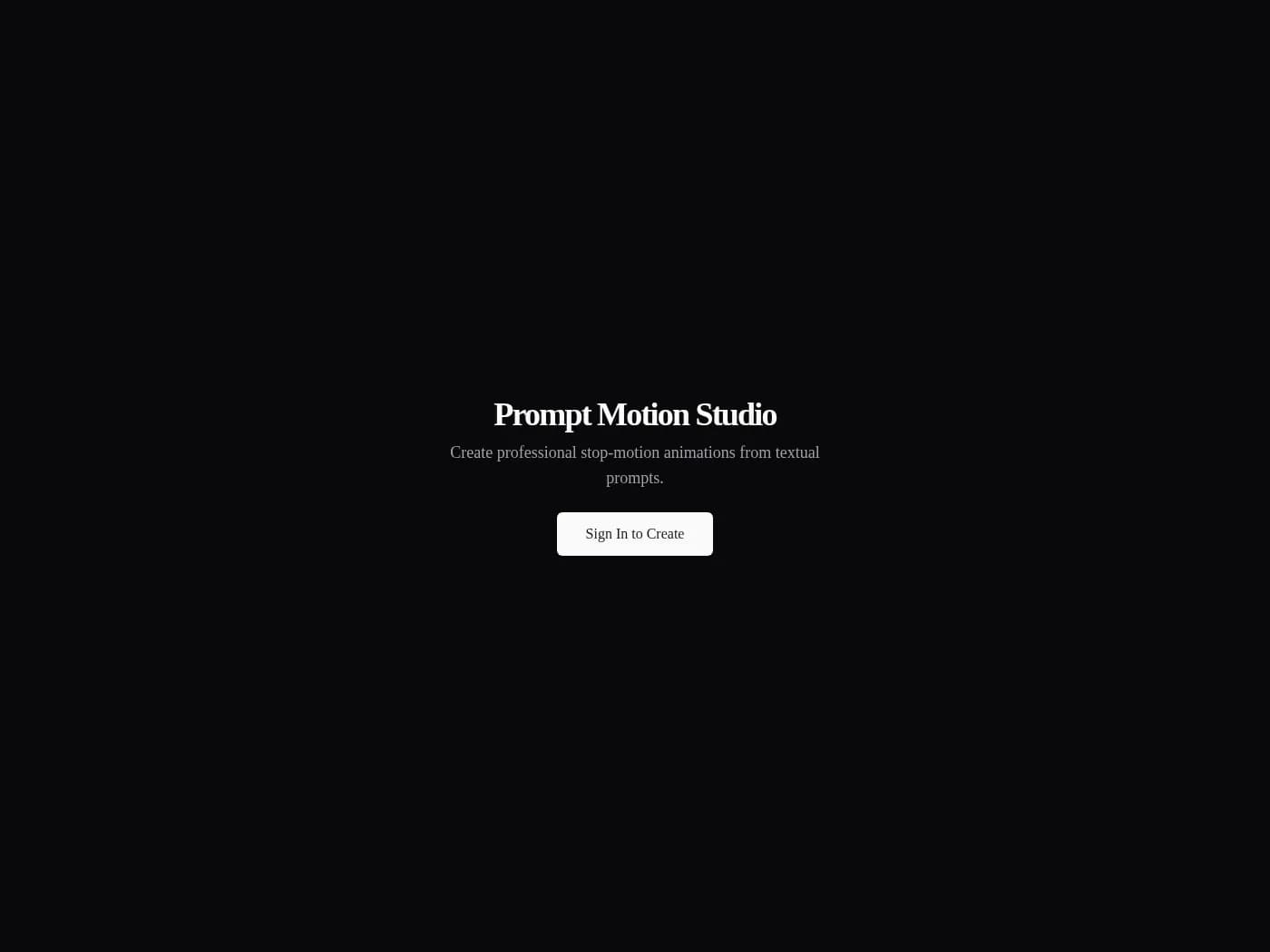 Prompt Motion Studio