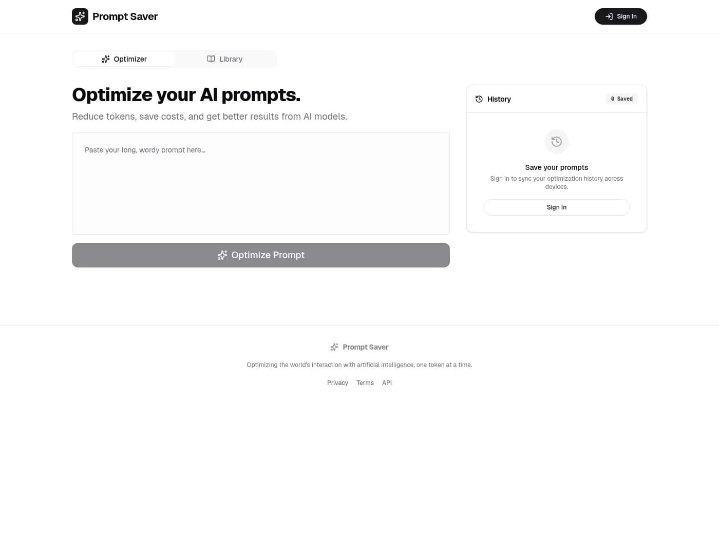 Prompt Saver
