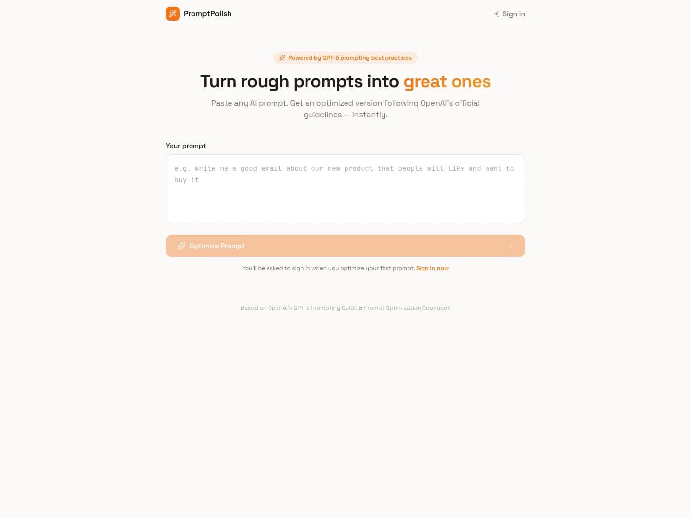 PromptPolish