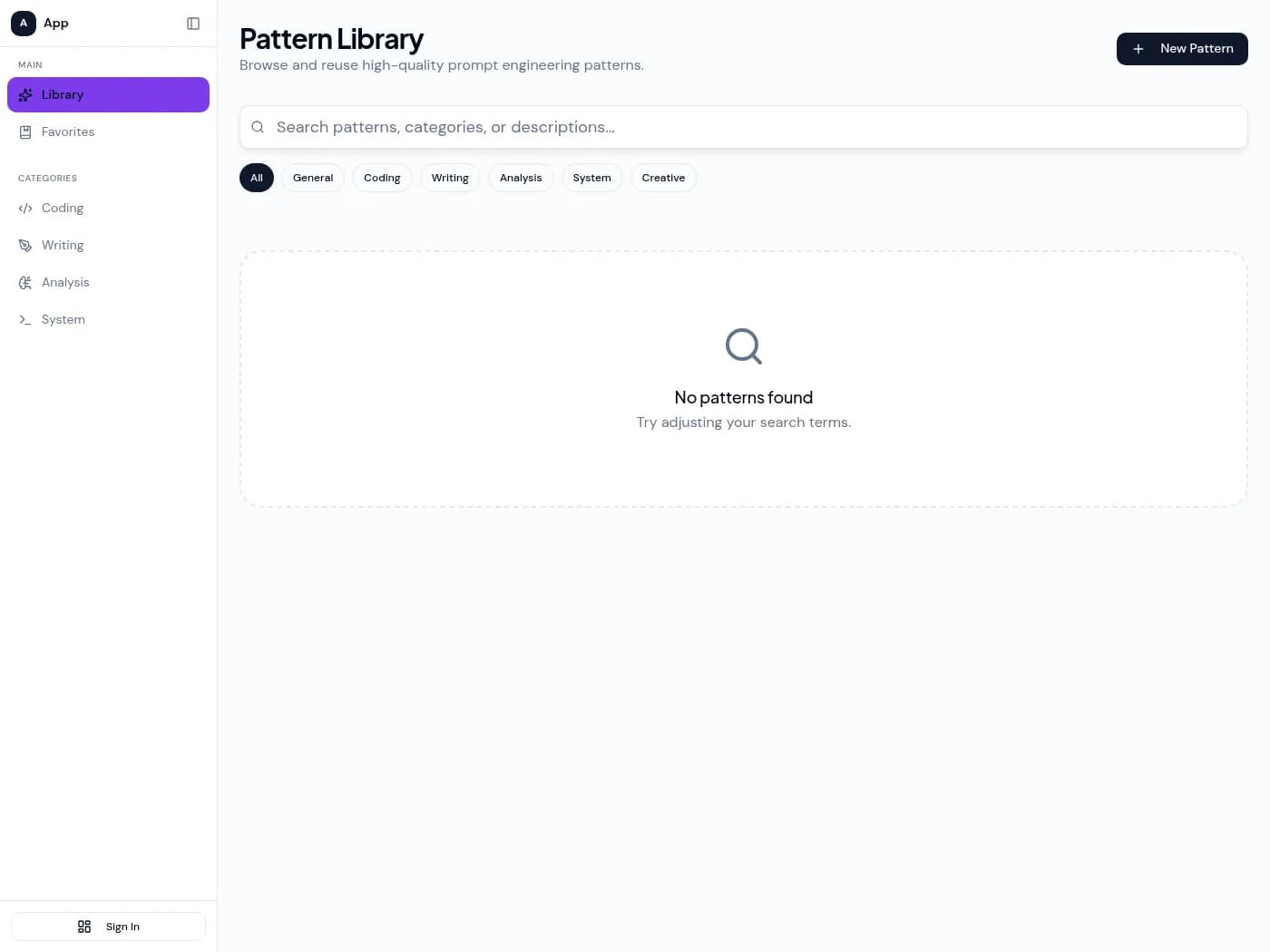 Prompt Pattern Library