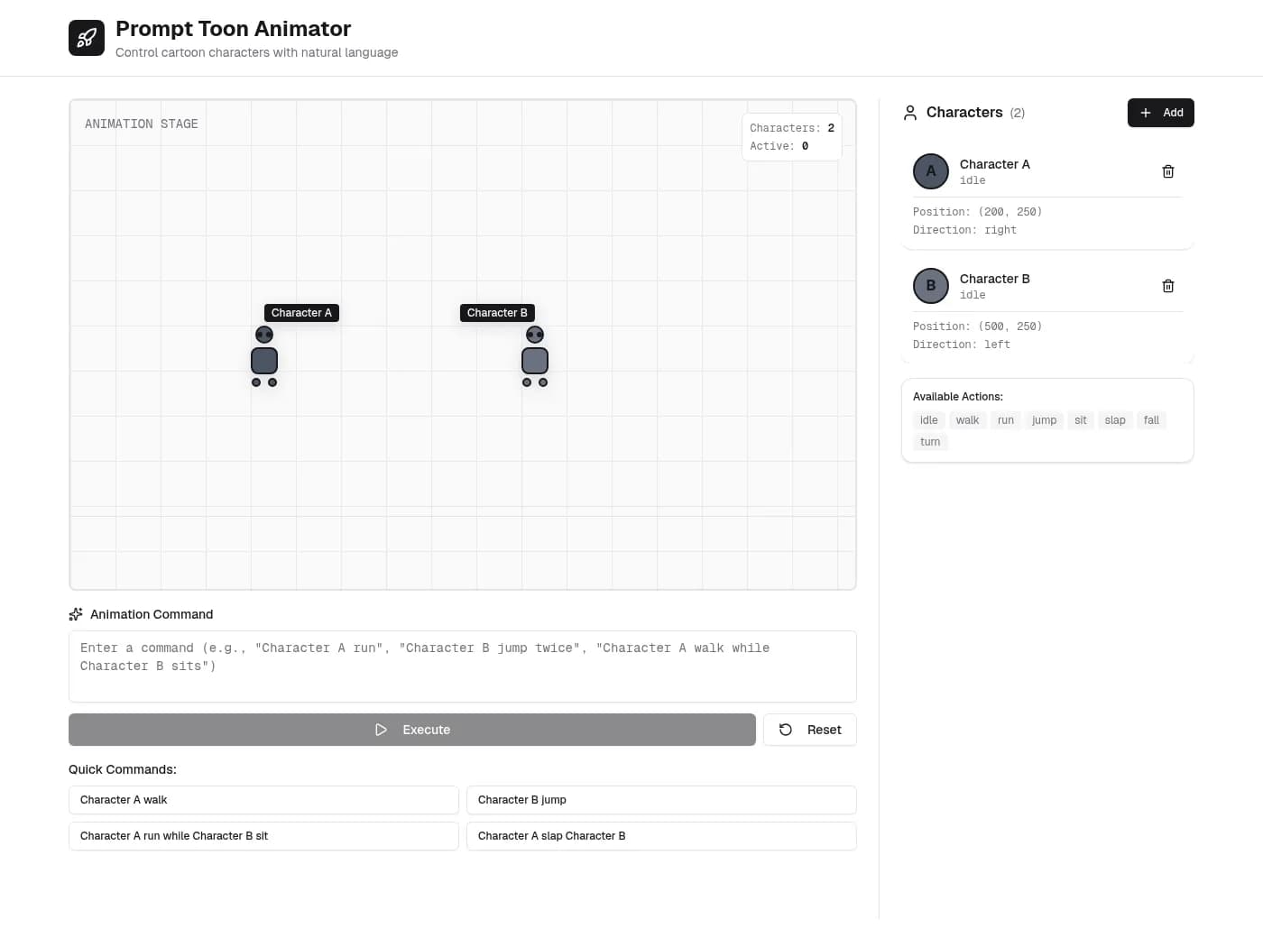 Prompt Toon Animator