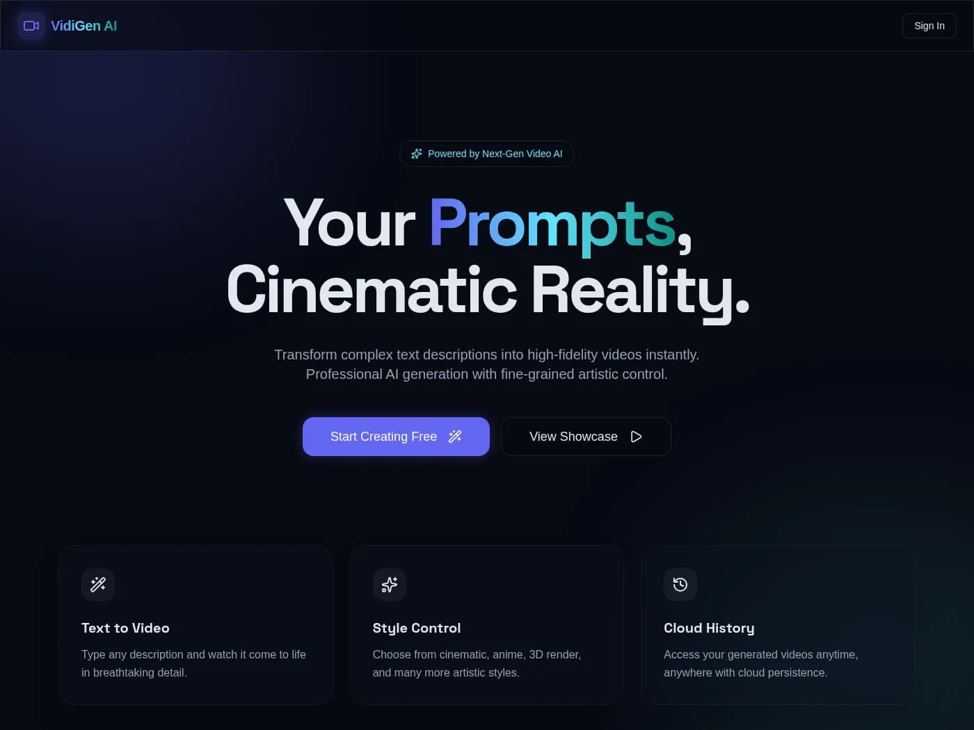 Prompt Video Maker