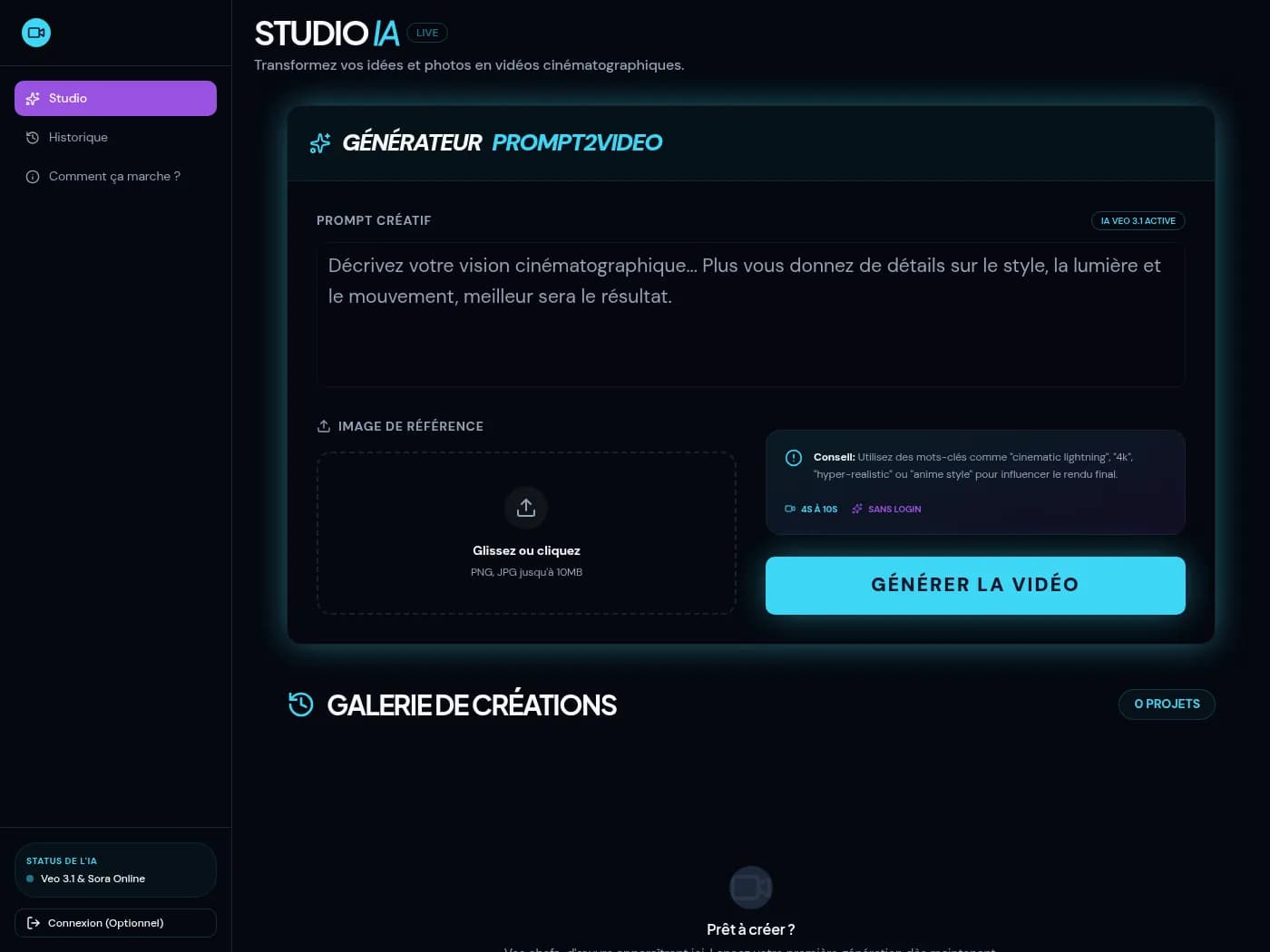 Prompt2Video Studio