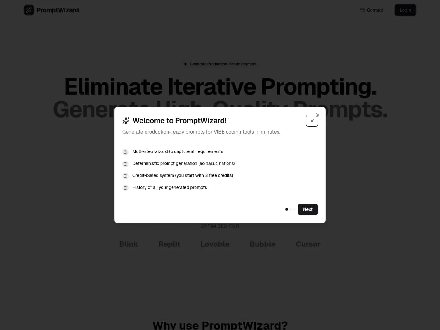 PromptWizard SaaS