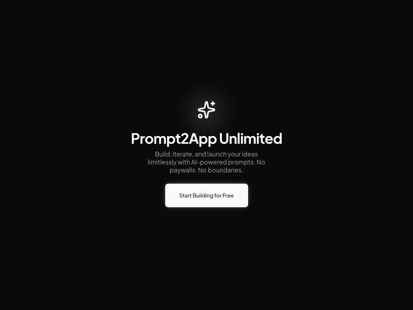 Prompt2App Unlimited