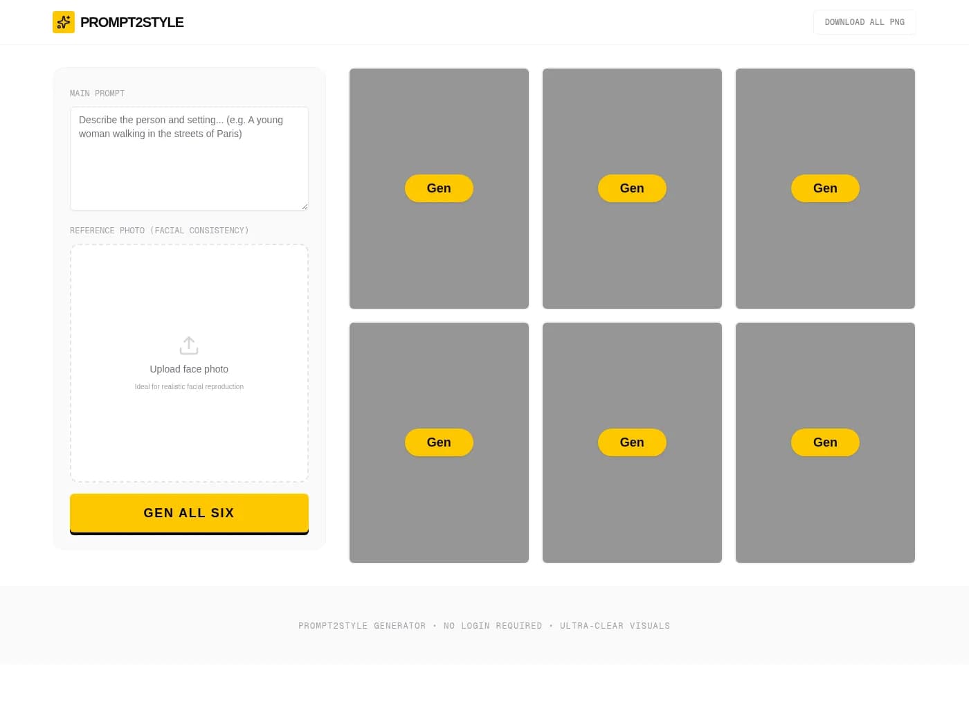 Prompt2Style Image Generator