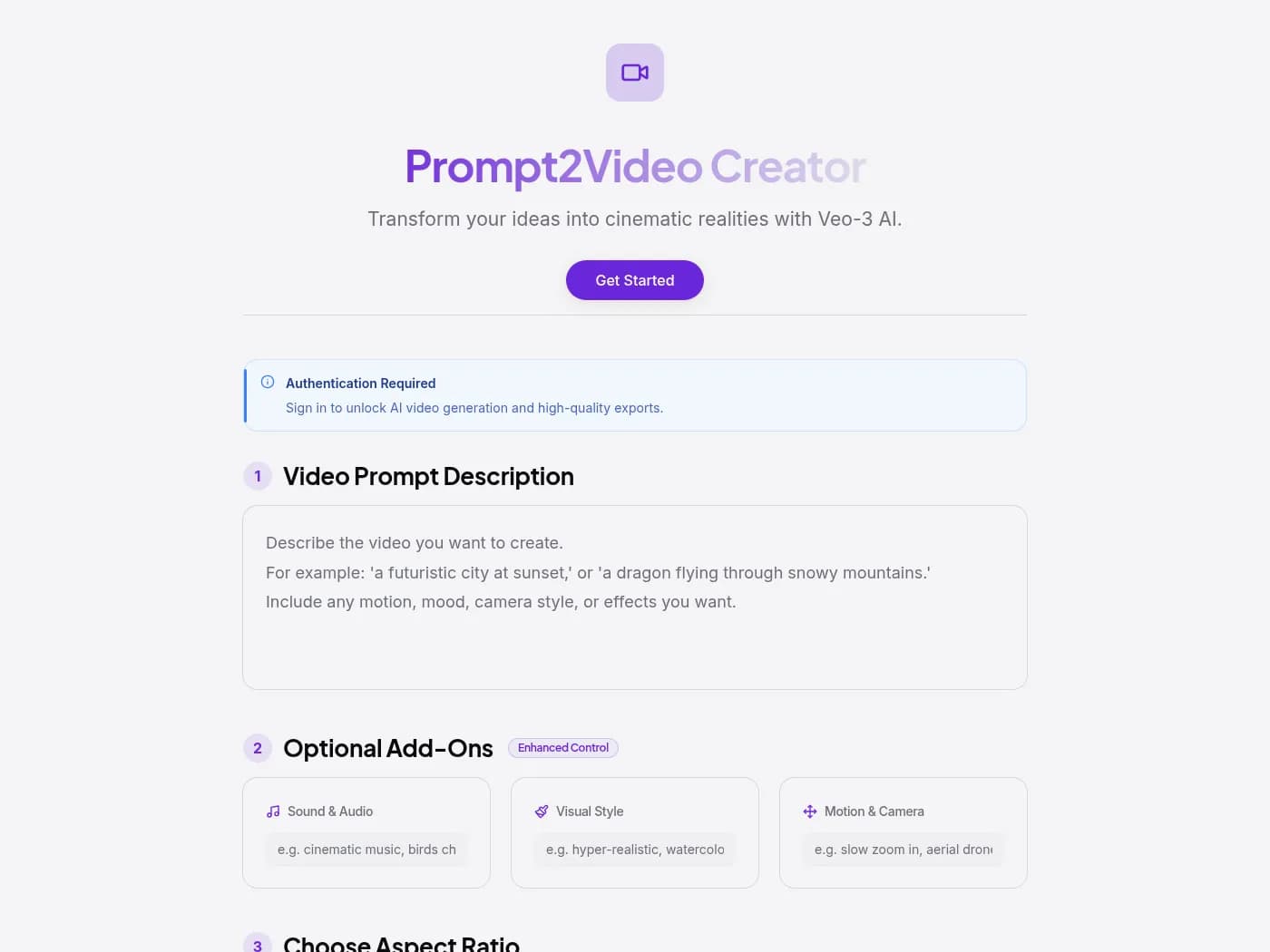 Prompt2Video Creator