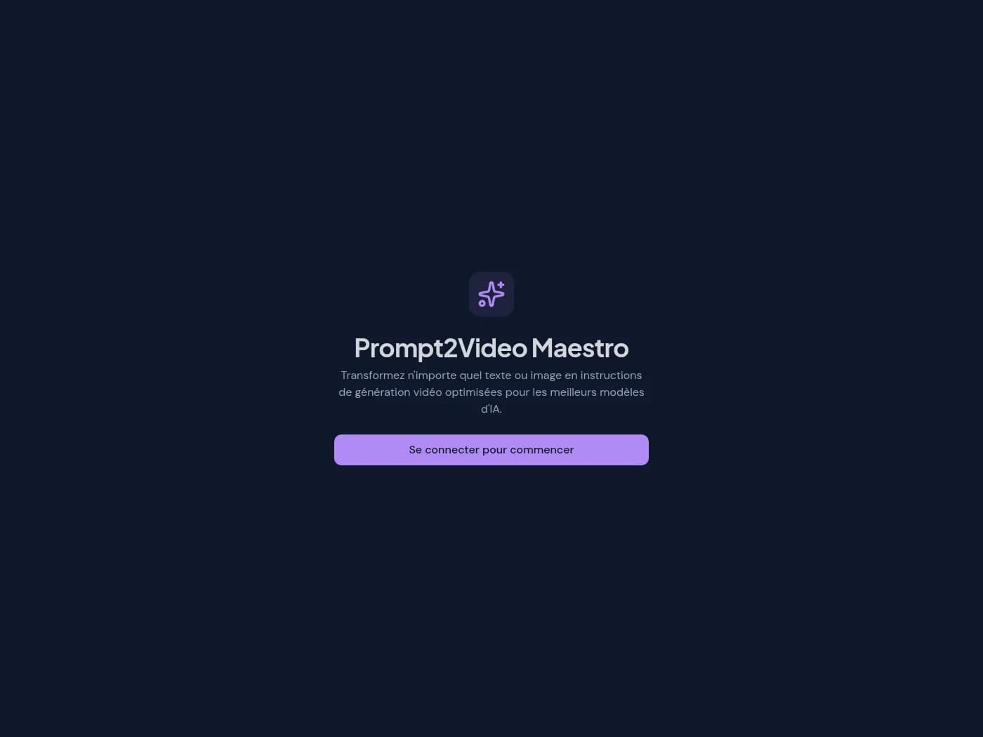 Prompt2Video Maestro
