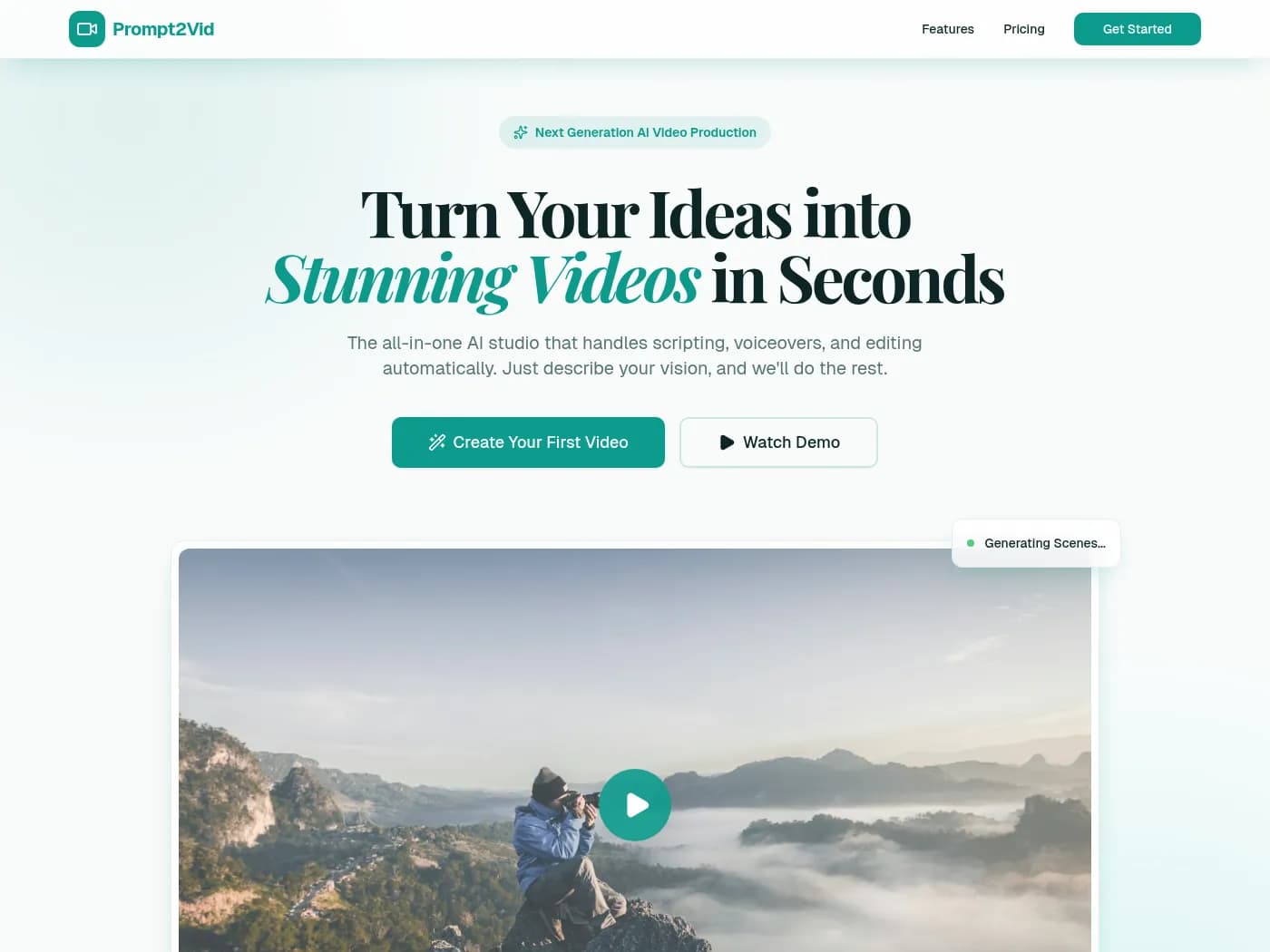 Prompt2Video AI Studio