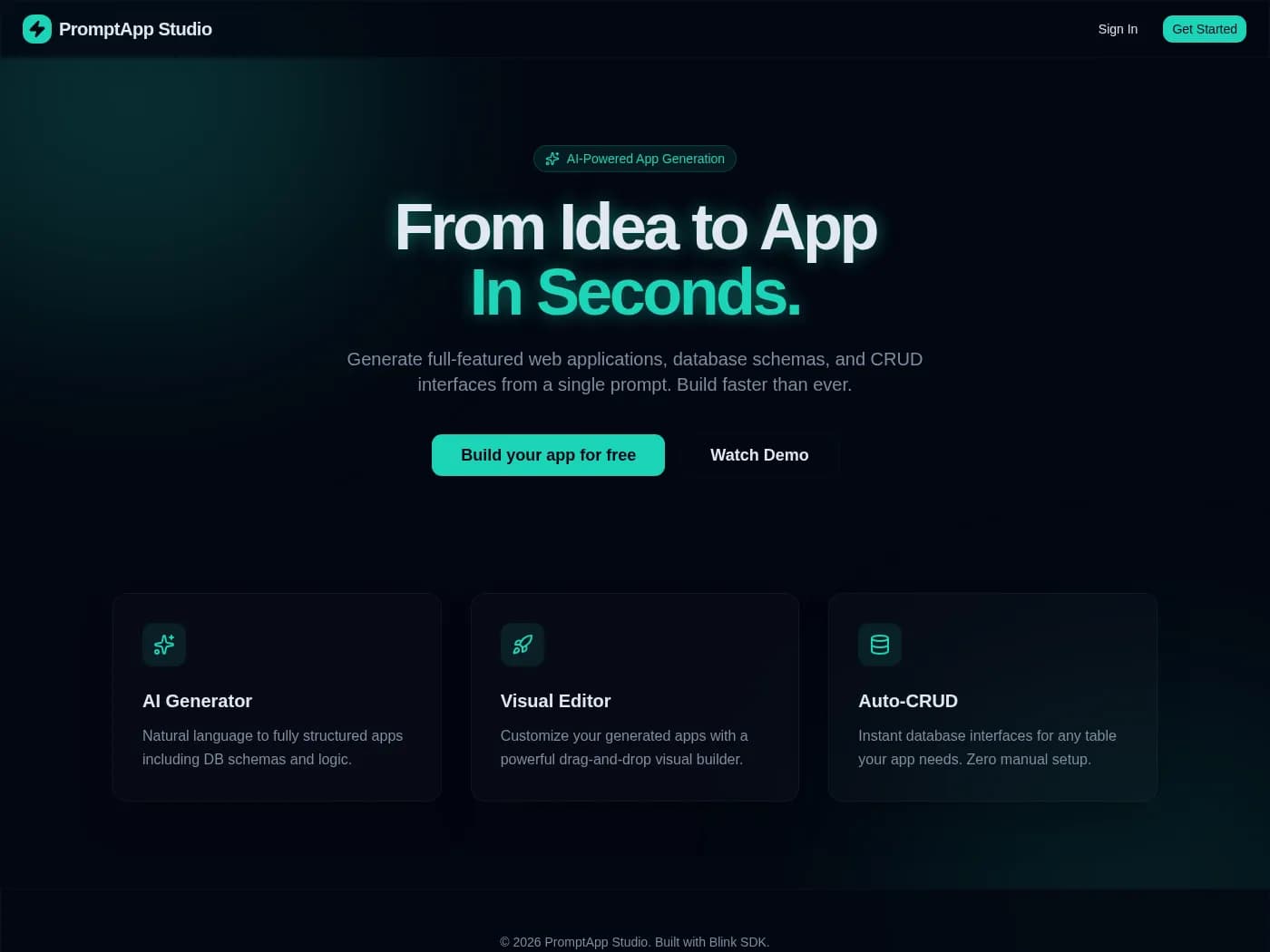 PromptApp Studio