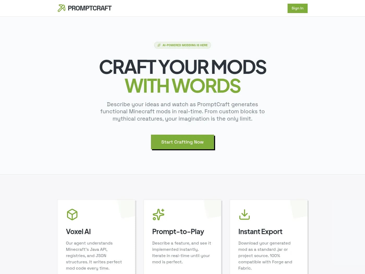 PromptCraft Minecraft Mods