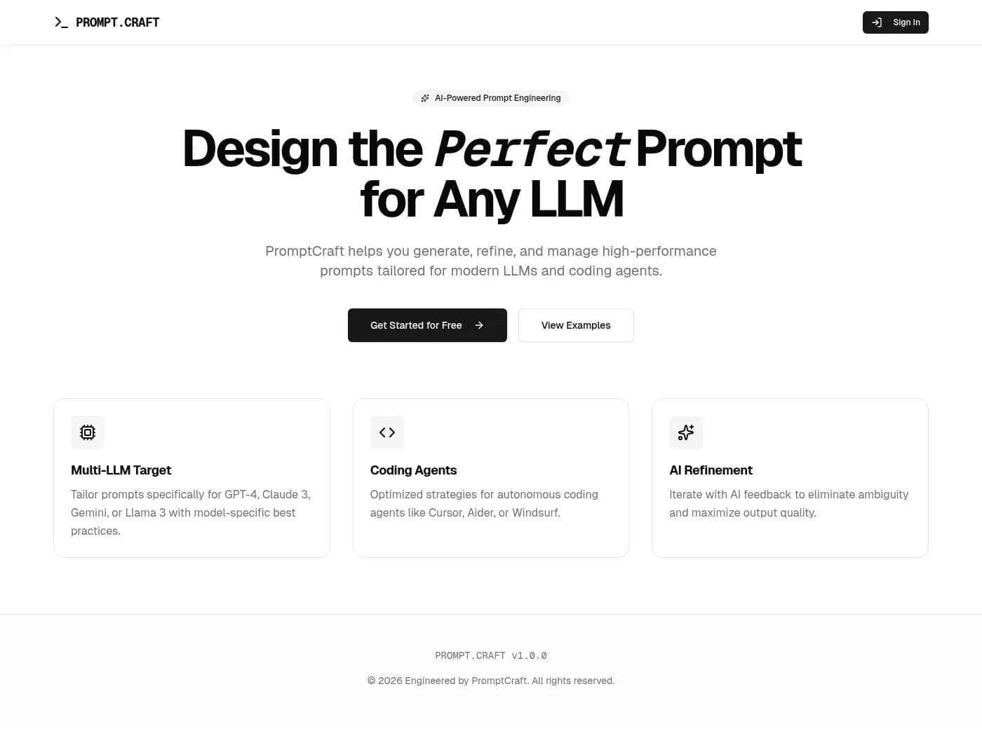 PromptCraft SaaS