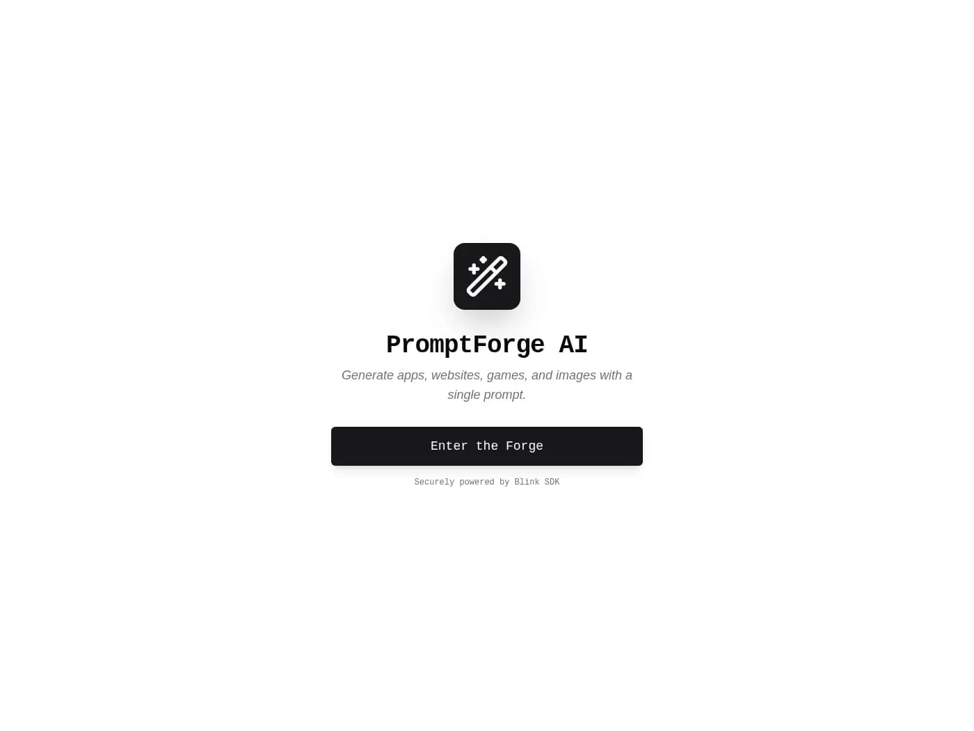 PromptForge AI Builder