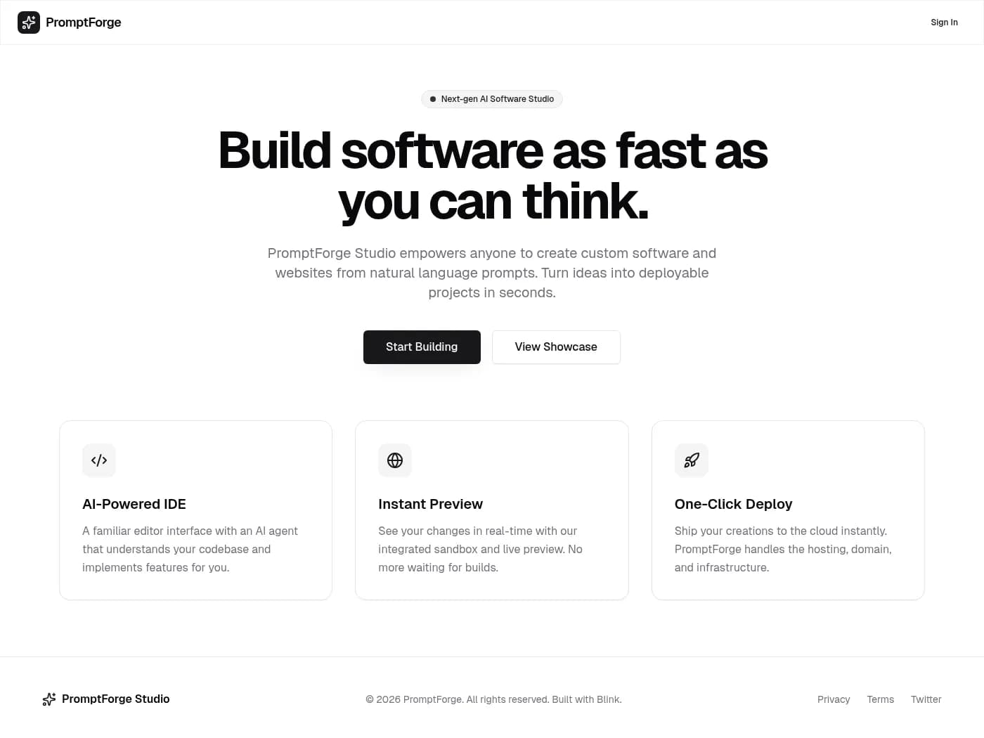 PromptForge Studio