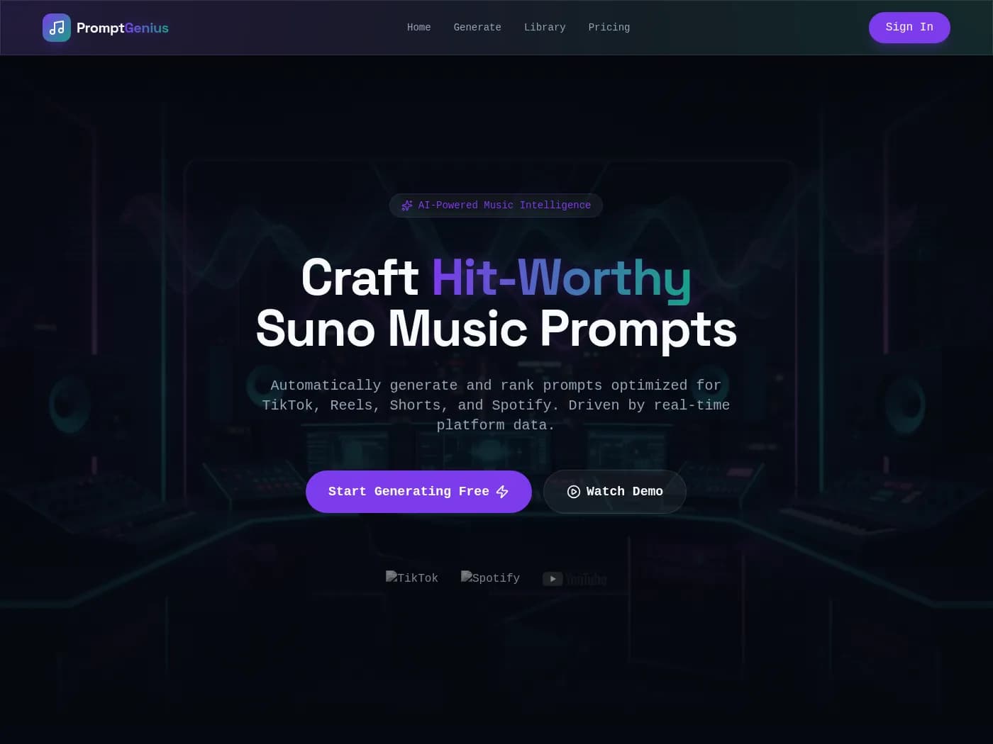 PromptGenius Music Scorer